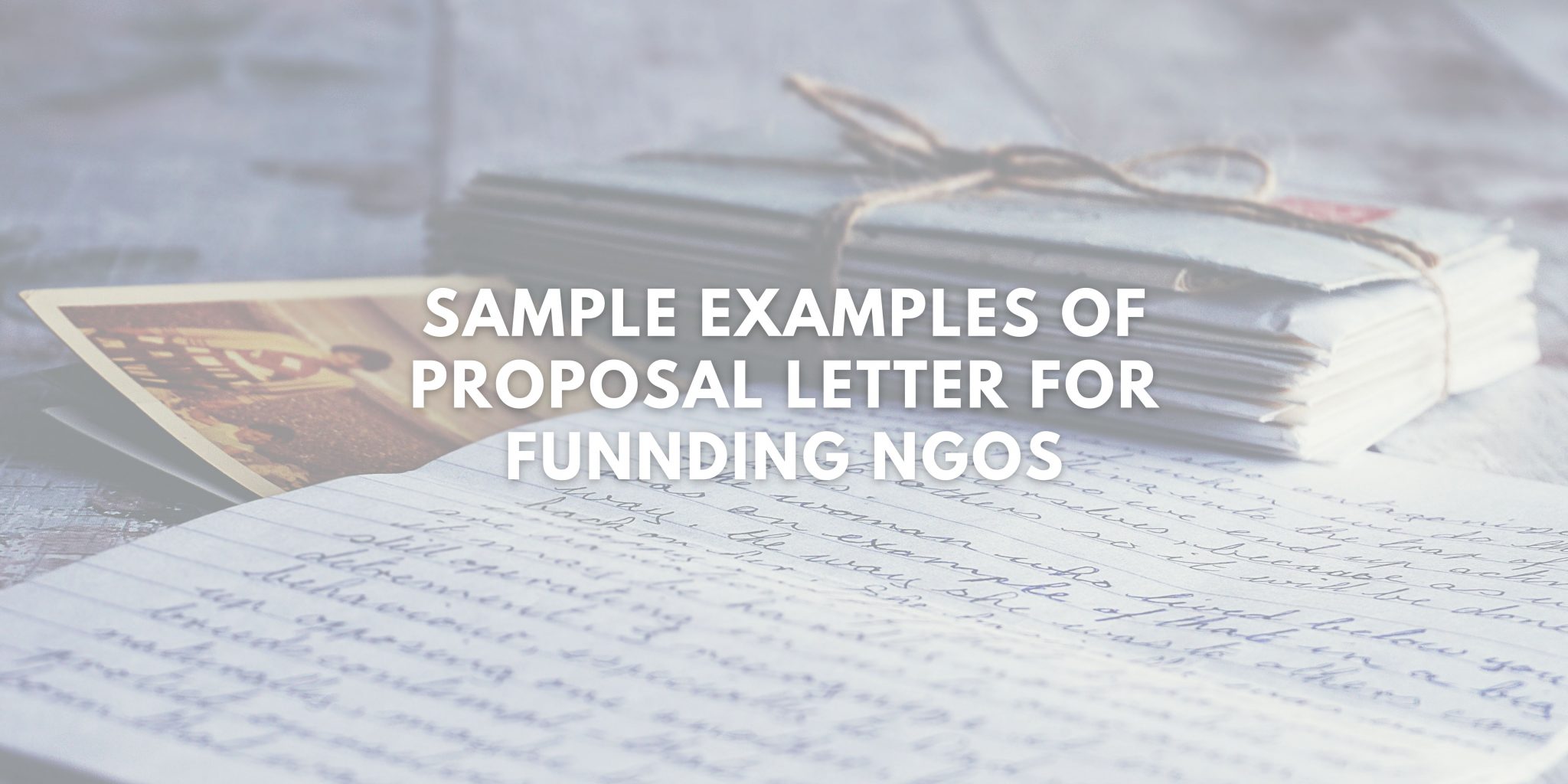 Sample proposal letter for funding | donate-ng