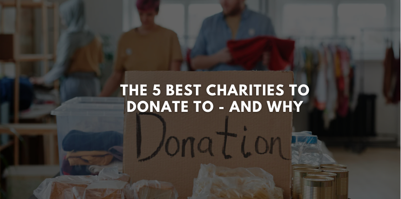 The 5 Best Charities to Donate To - and Why